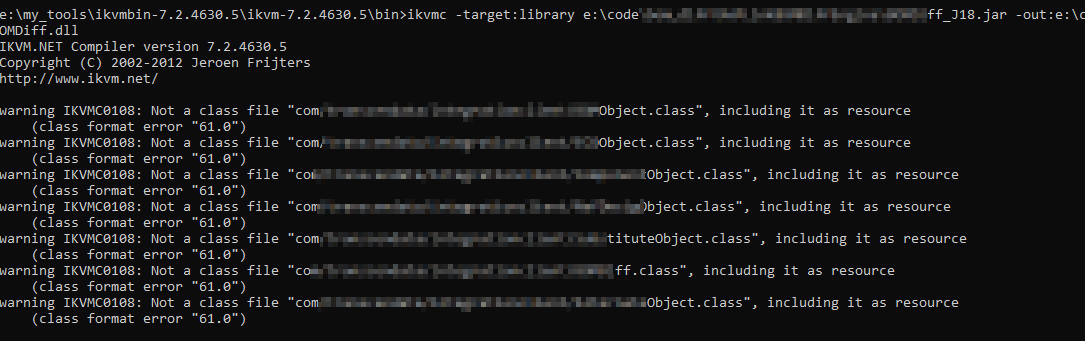 IKVMC.exe .net core "INTERNAL COMPILER ERROR" · Issue #183 · ikvmnet/ikvm · GitHub