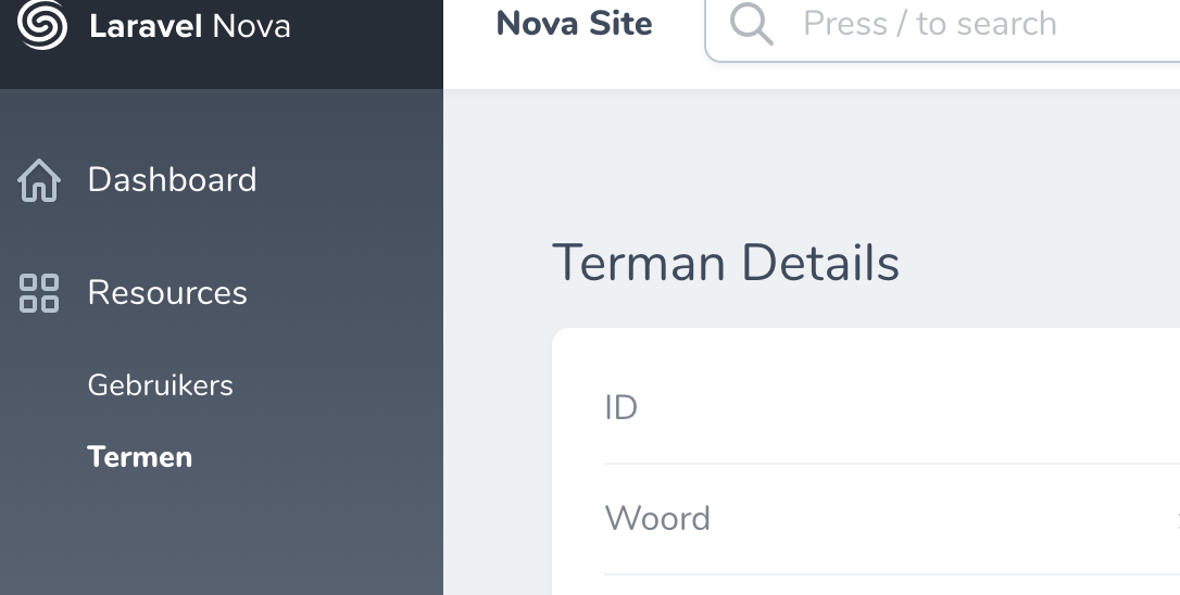 Resource label is being changed into something else · Issue #1833 · laravel/nova-issues · GitHub