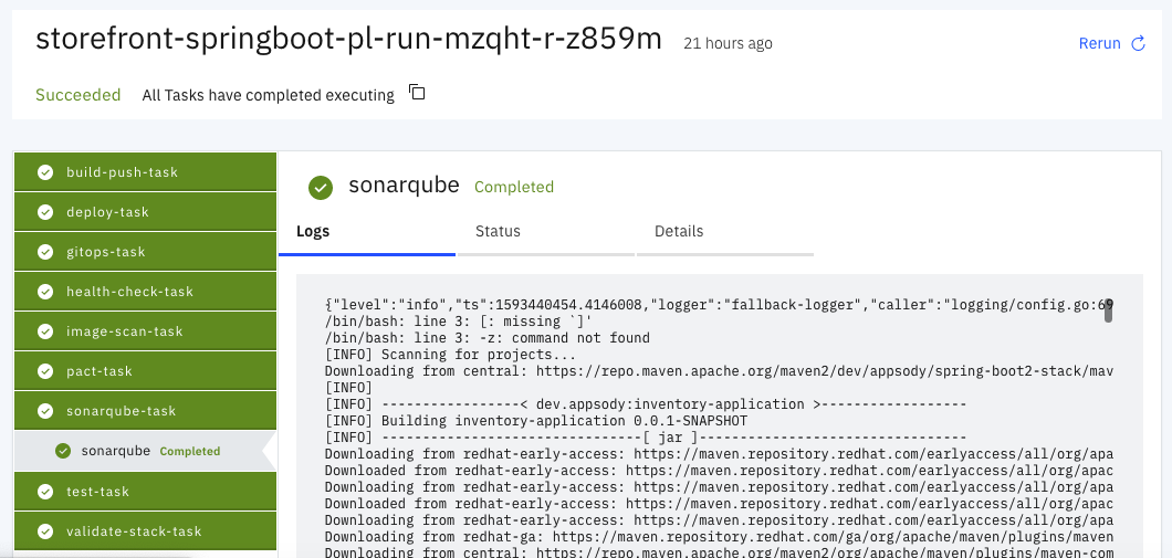 Retrofit out of the box Kabanero java-spring-boot2-* and nodejs ...