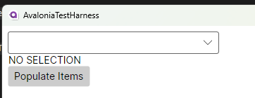 Using SelectedIndex on Combobox does not show selected item · AvaloniaUI Avalonia · Discussion ...
