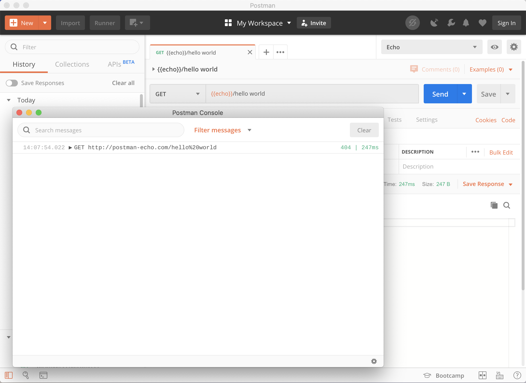 White space in encoded URL not shown in Postman Console · Issue #6055 ...