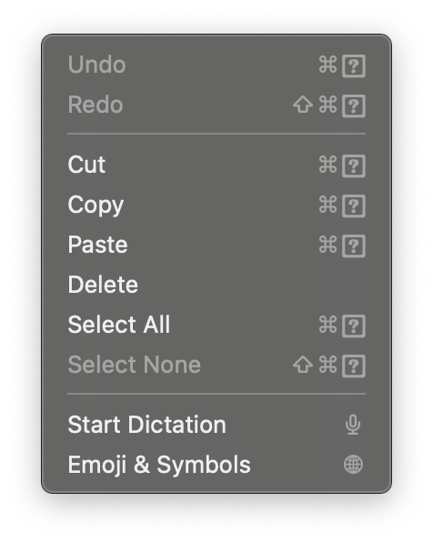 #8399 T4 build 210bb03f2f Menus Missing Keyboard Shortcut ⍰ Characters · Issue #4041 ...