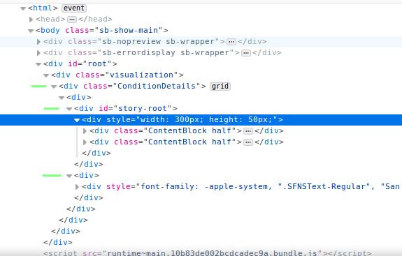Story layout breaks for subcomponents with a CSS Grid parent · Issue #5685 · storybookjs ...