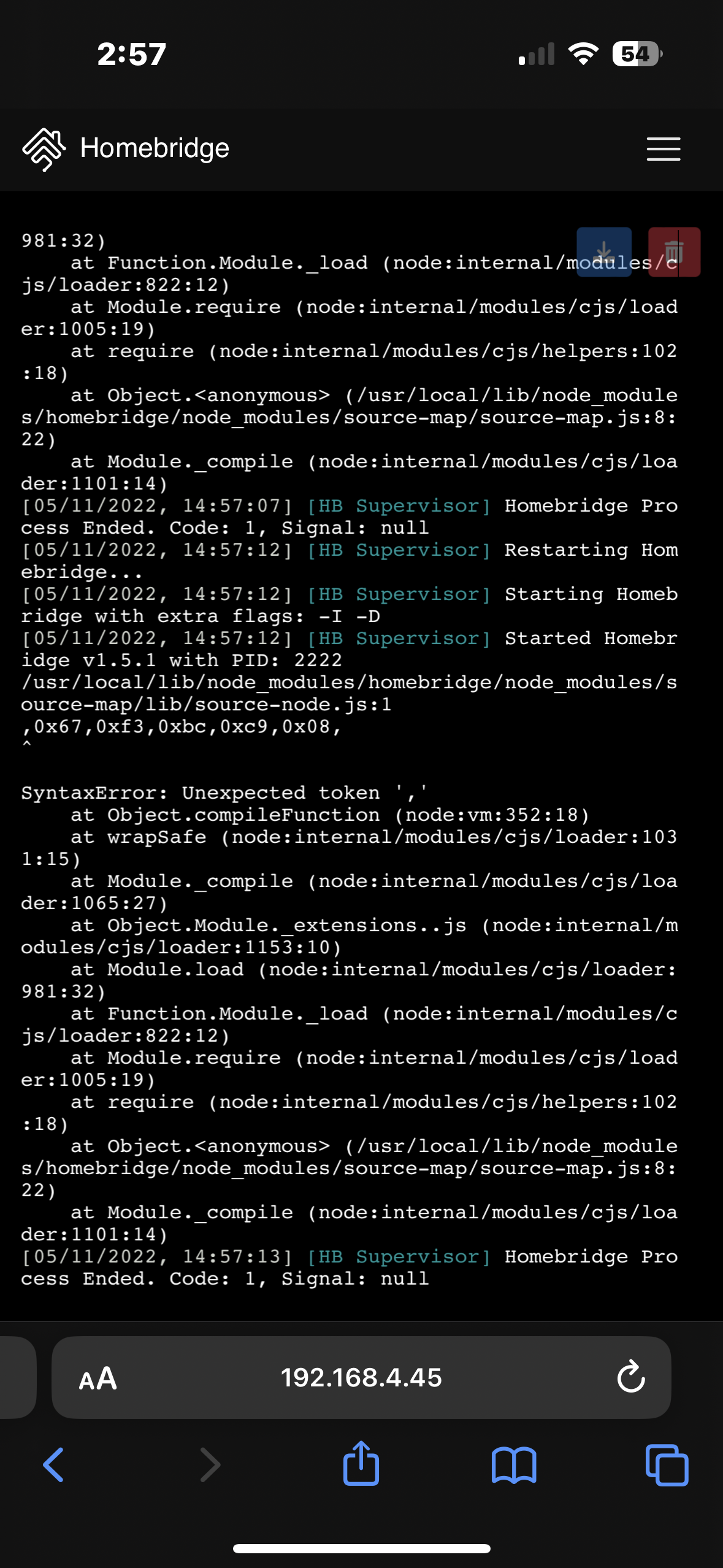 help starting Homebridge · Issue #1429 · homebridge/homebridge-config-ui-x · GitHub