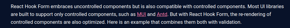 Controlled/Uncontrolled confusion with UI libraries · Issue #1017 ...
