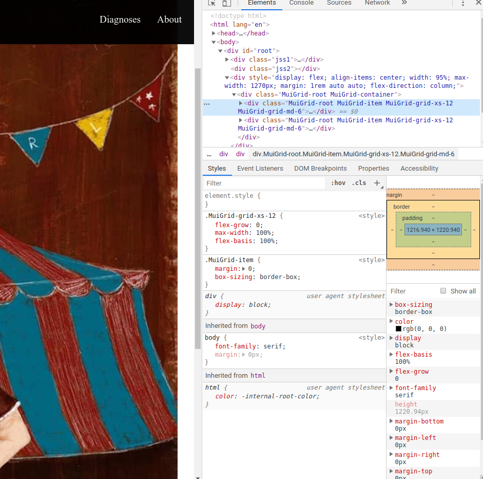 [Grid] .MuiGrid-grid-md class does not load when the page is loaded at ...