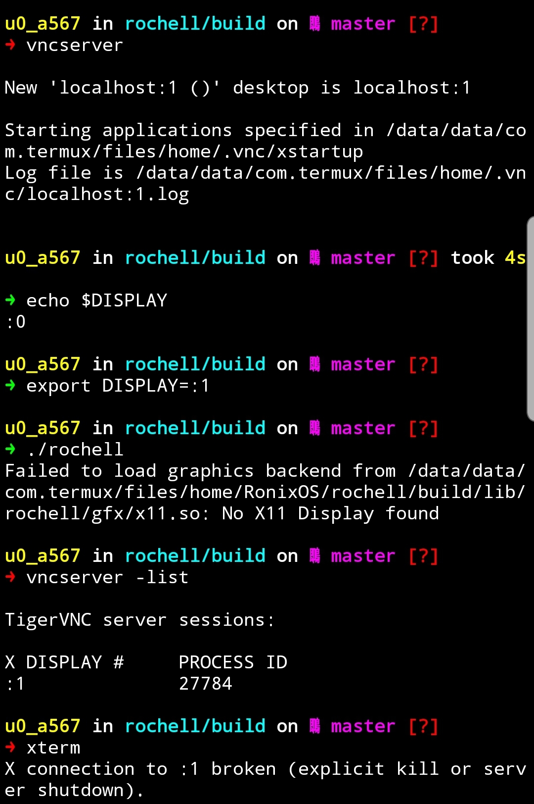vncserver doesnt work · Issue #10209 · termux/termux-packages · GitHub