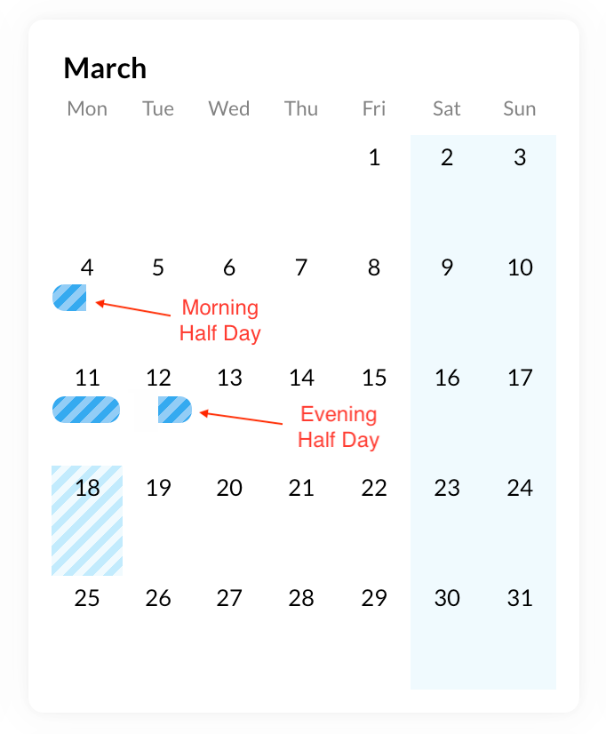Fullcalendar half day events · Issue #4701 · fullcalendar/fullcalendar ...