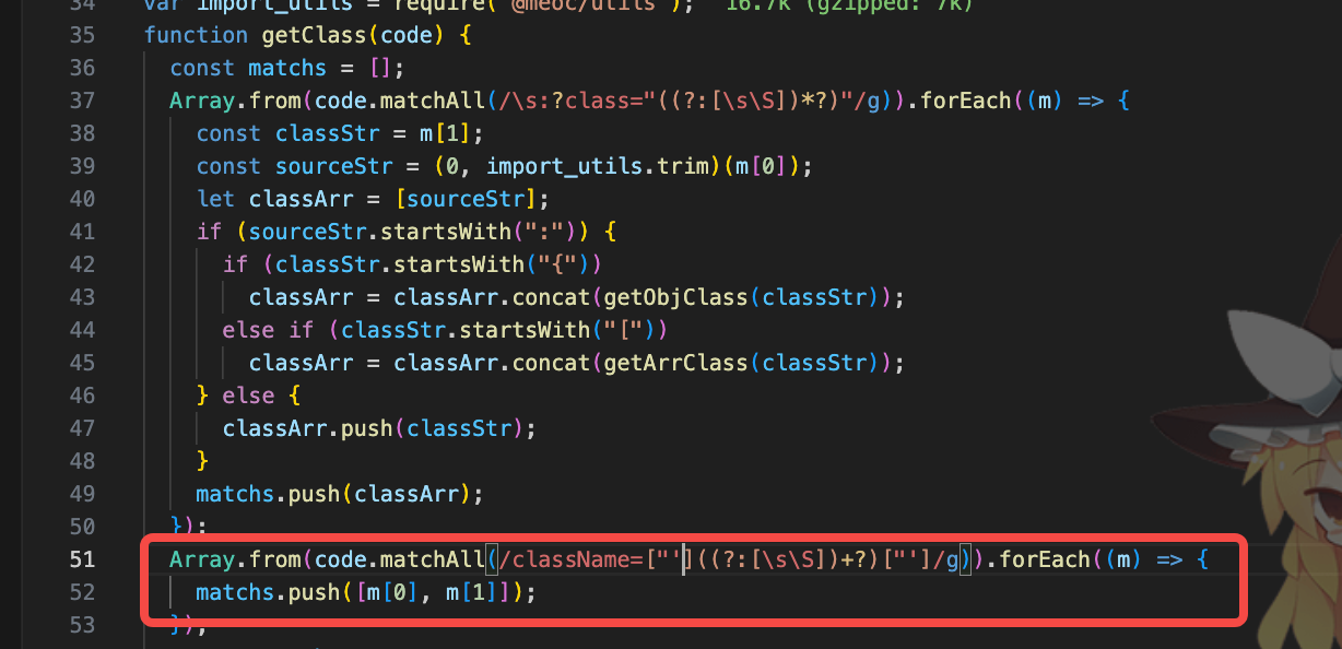 transformerClass方法转换className时候 不是别className={`text-[#CCCCCC]`}这种语法 · Issue #62 · MellowCo ...