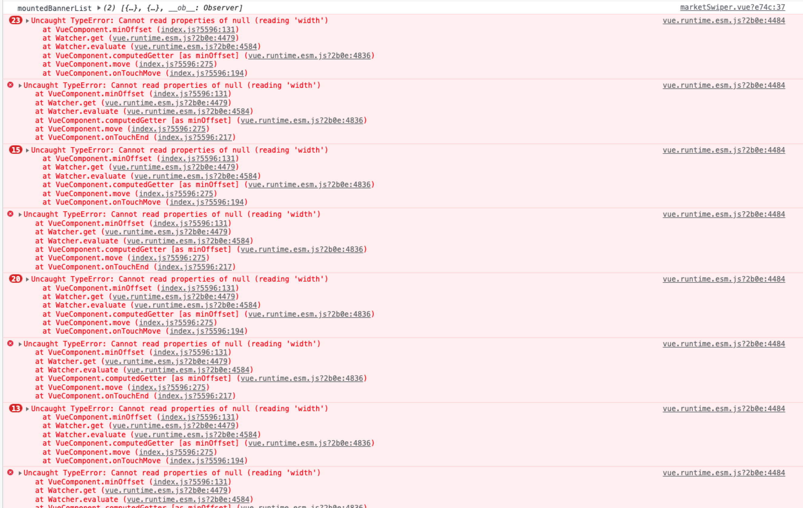 [Bug Report] van-swipe 组件报 Cannot read properties of null (reading 'width') · Issue #10075 ...