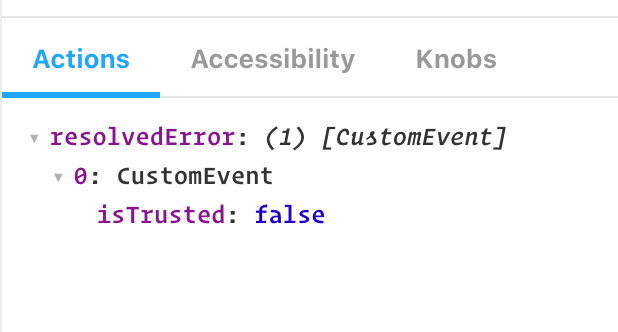 Missing Details On Custom Event Using Actions Addon · Issue 8375 · Storybookjsstorybook · Github