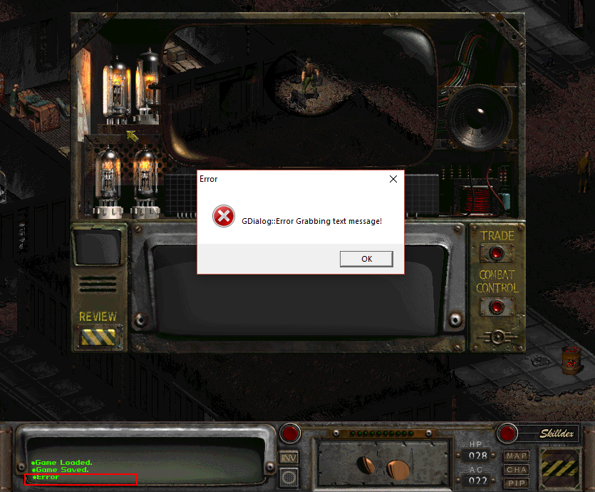 Pariah Dog crash · Issue #31 · BGforgeNet/Fallout2_Unofficial_Patch ...