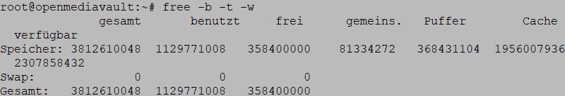 No display of RAM usage · Issue #1207 · openmediavault/openmediavault · GitHub