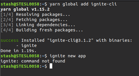 Ignite command not found · Issue #1424 · infinitered/ignite · GitHub