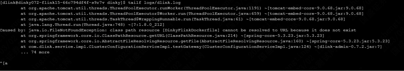 [Bug] [集群配置] 集群配置添加k8s配置报错 · Issue #1697 · DataLinkDC/dinky · GitHub