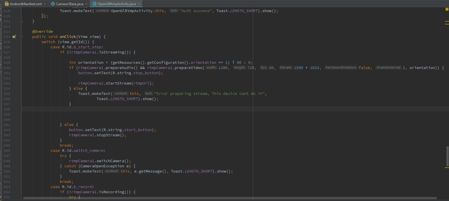 Question: How to manage dynamic stream preview aspect ratio in opengl view · Issue #180 ...