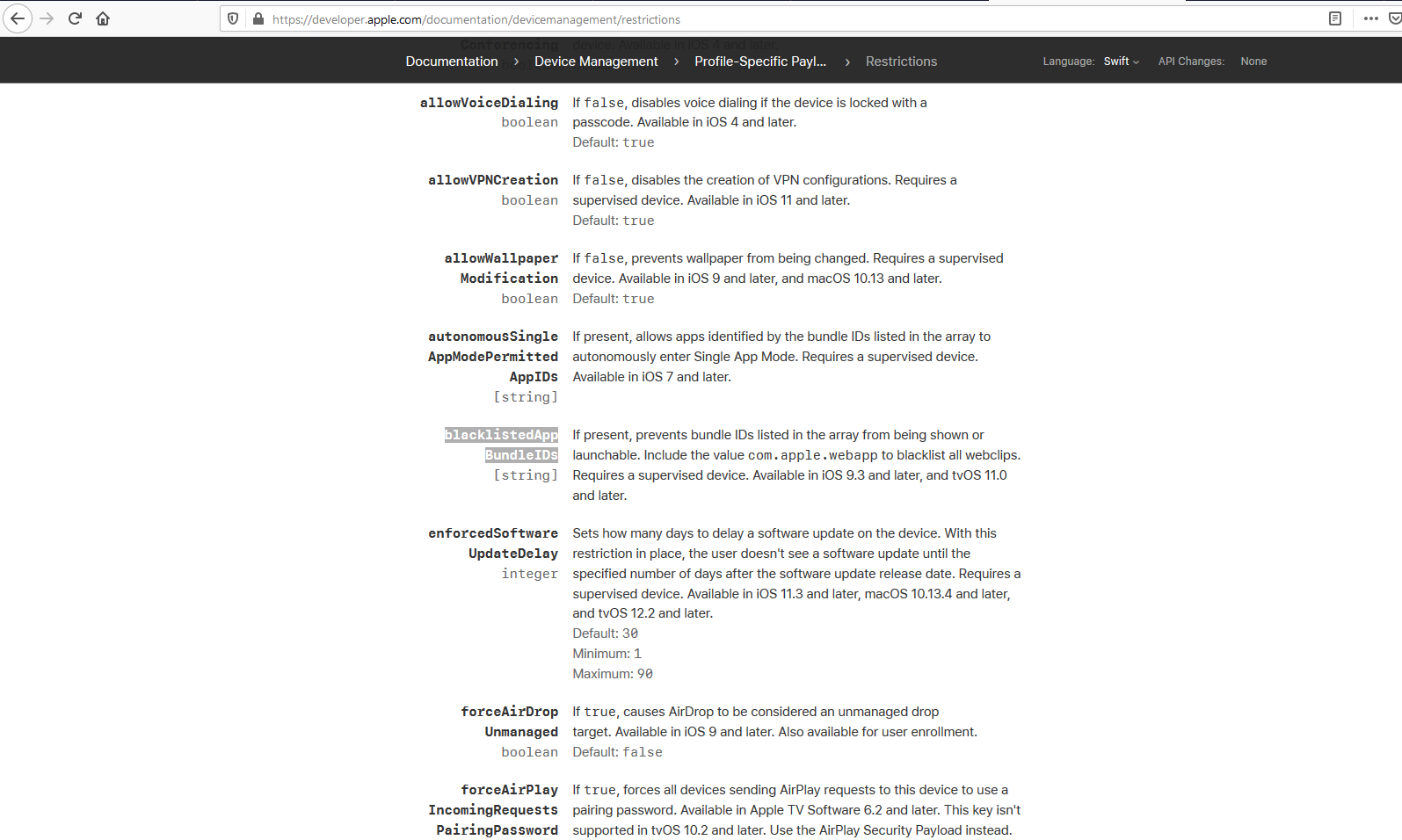 how to disabled/enabled any application of device with bundleId from ...