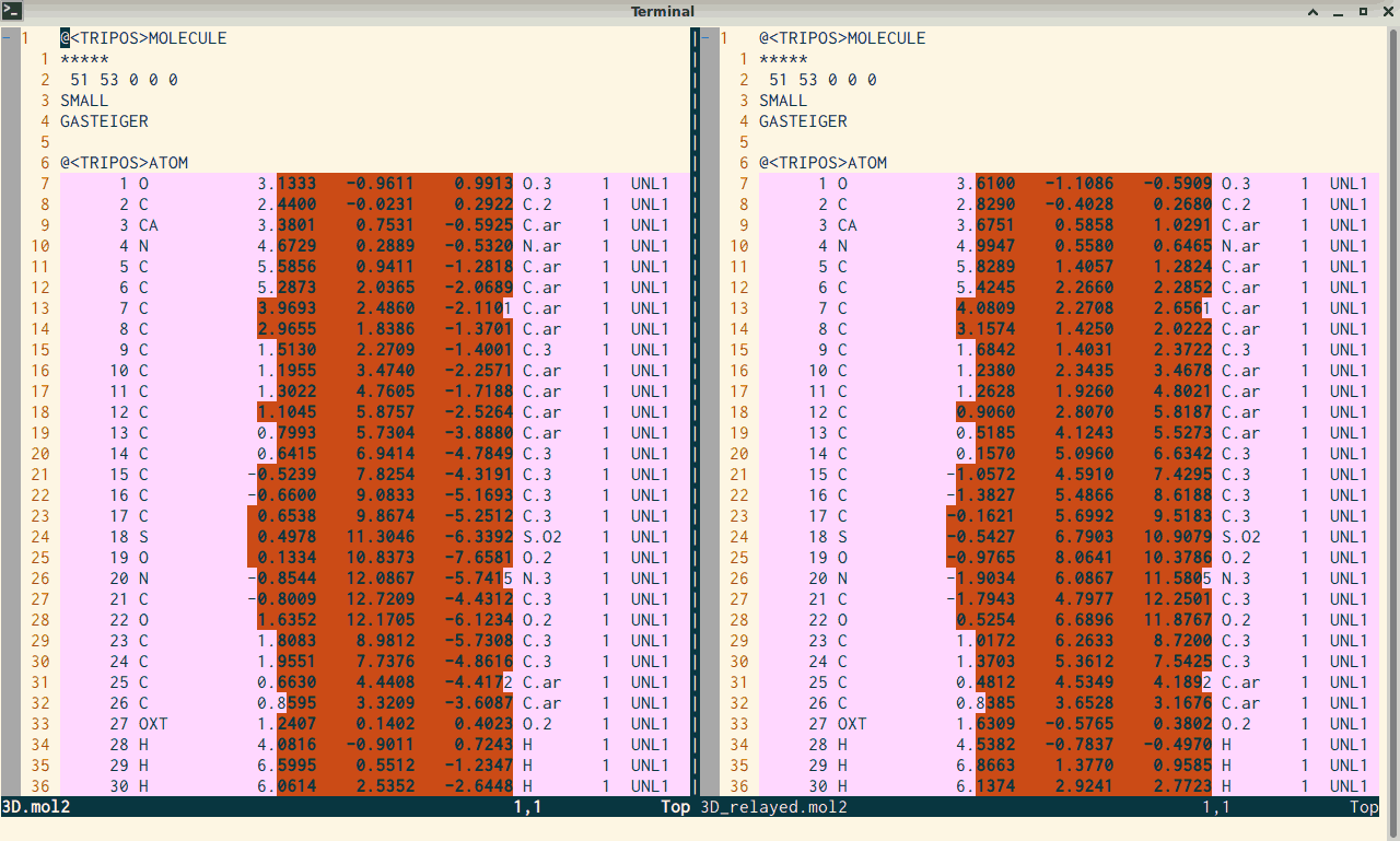 Open Babel Error in OpenBabel::OBBuilder::GetFragmentCoord Rigid fragment c1cccnc1 in rigid ...