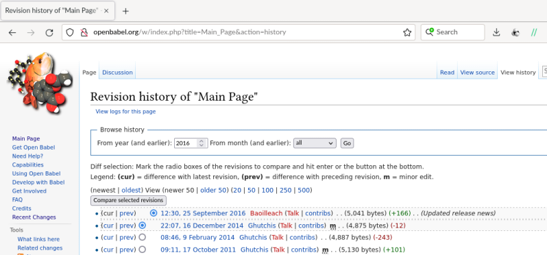 Update links to GitHub · Issue #2479 · openbabel/openbabel · GitHub