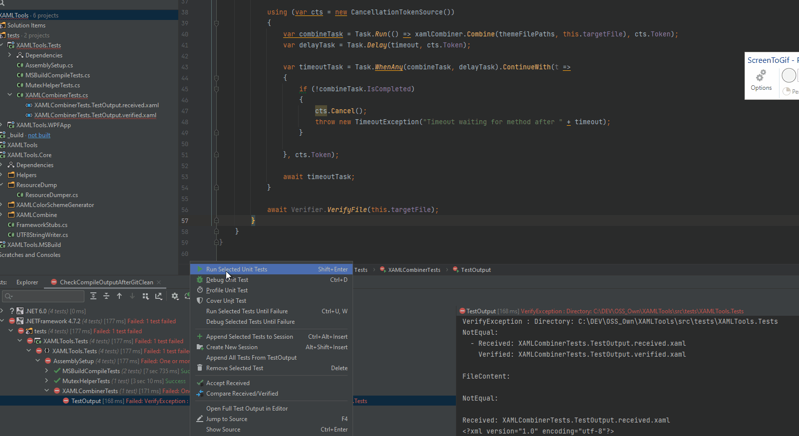 Accepting received does not work if using `VerifierSettings.DerivePathInfo` · Issue #4 · matkoch ...