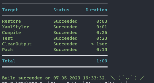Banner, target names etc. seem to have the wrong color when using a dark console theme · Issue ...