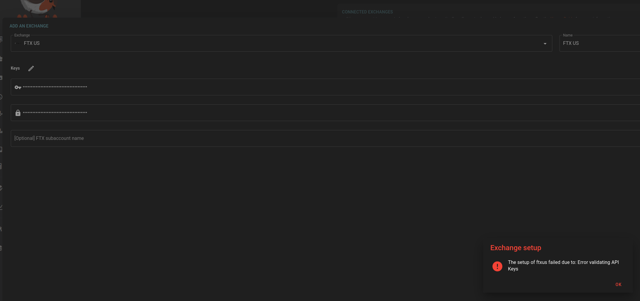 Feature Request: Add FTX.us Exchange Support · Issue #3838 · rotki/rotki · GitHub