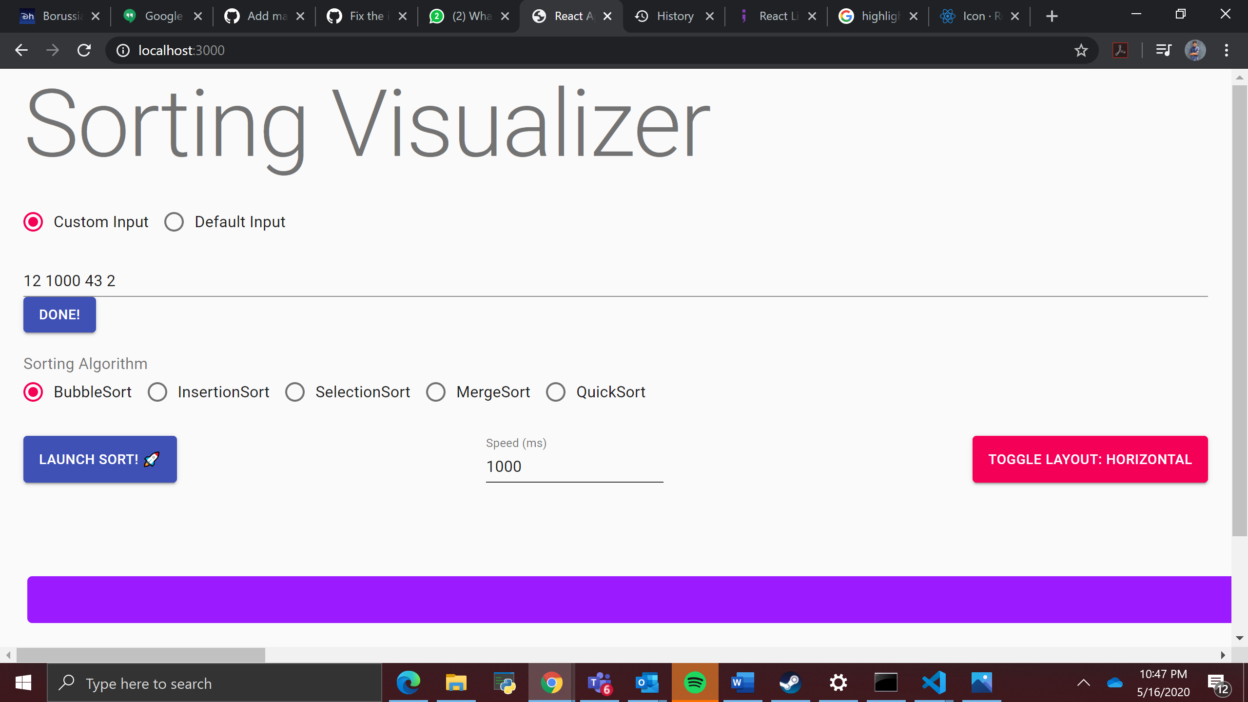 Fix the items expanding beyond the viewport. · Issue #6 · purvil12c ...