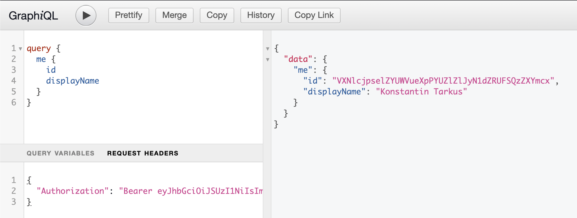 How to use Graphiql when /graphql protected by JWT token (authorization header) · Issue #59 ...