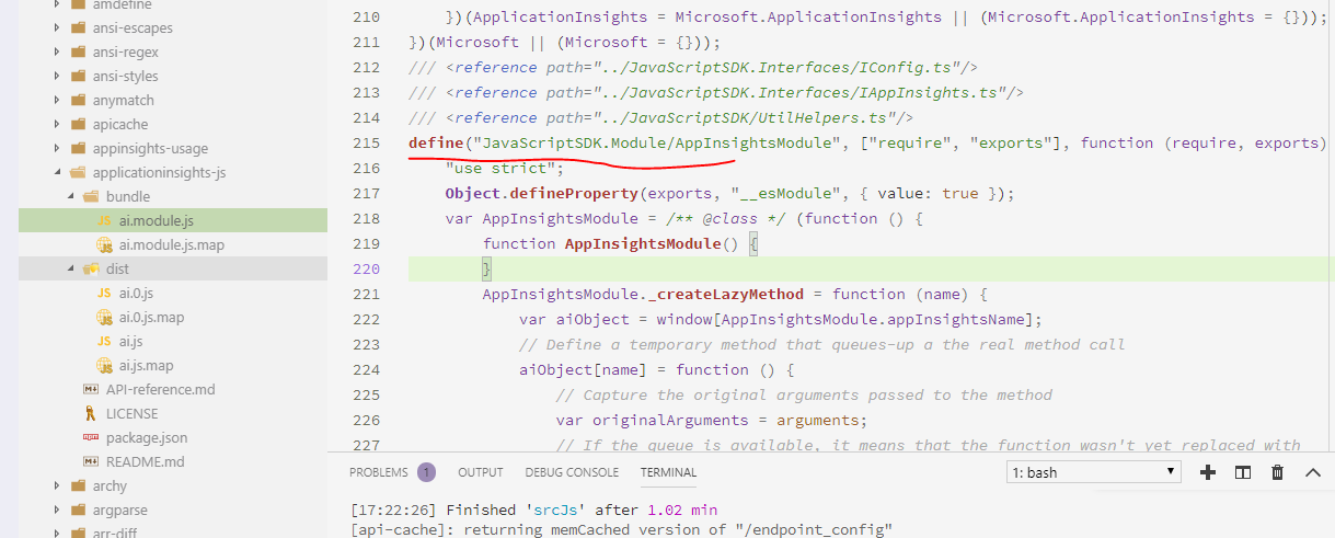 ReferenceError: define is not defined · Issue #749 · microsoft/ApplicationInsights-JS · GitHub