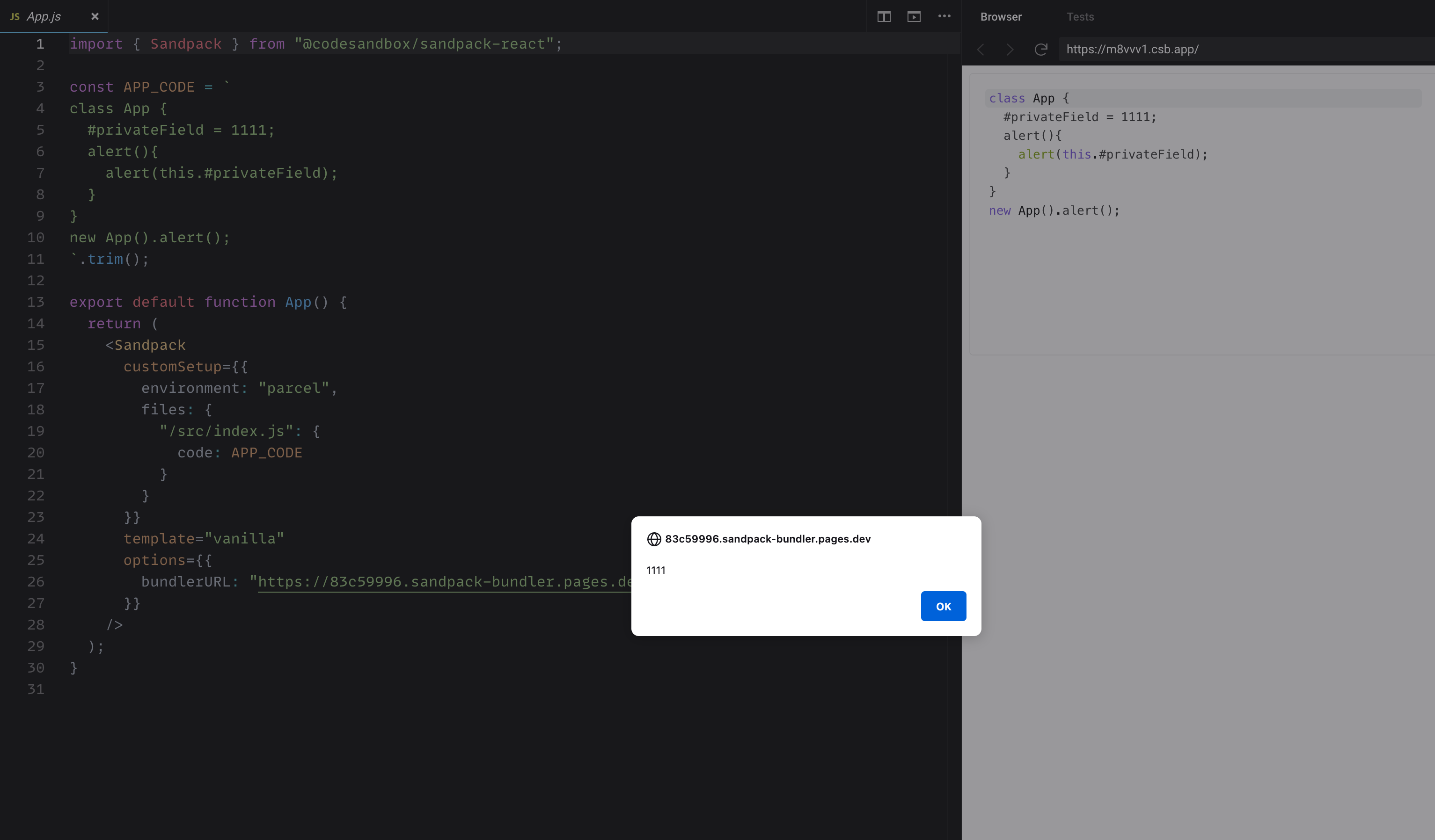 Update babel in environment: "parcel" · Issue #481 · codesandbox/sandpack · GitHub