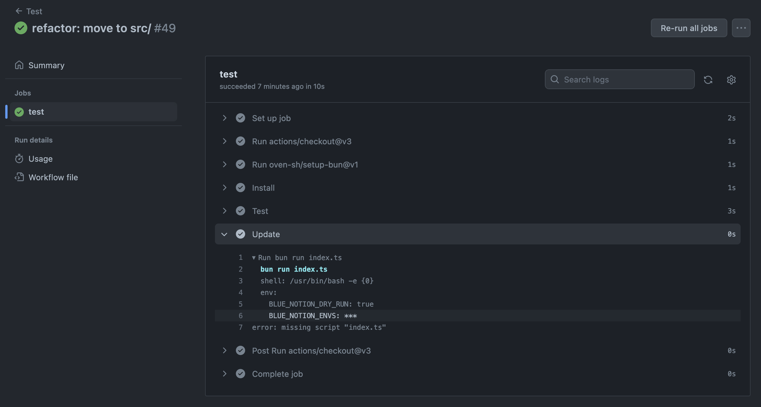 `bun run ` should exits with non-0 · Issue #4011 · oven-sh/bun · GitHub