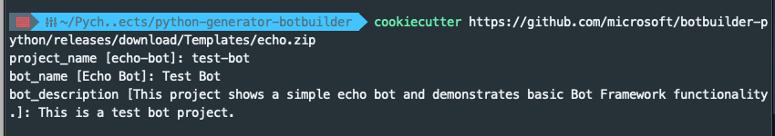 cookiecutter and Empty Bot project is not a valid zip archive · Issue #367 · microsoft ...