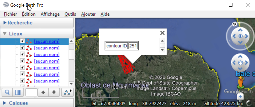 GDAL 3.1.3 : contour from DTED to KML produces inverted coordinates ...