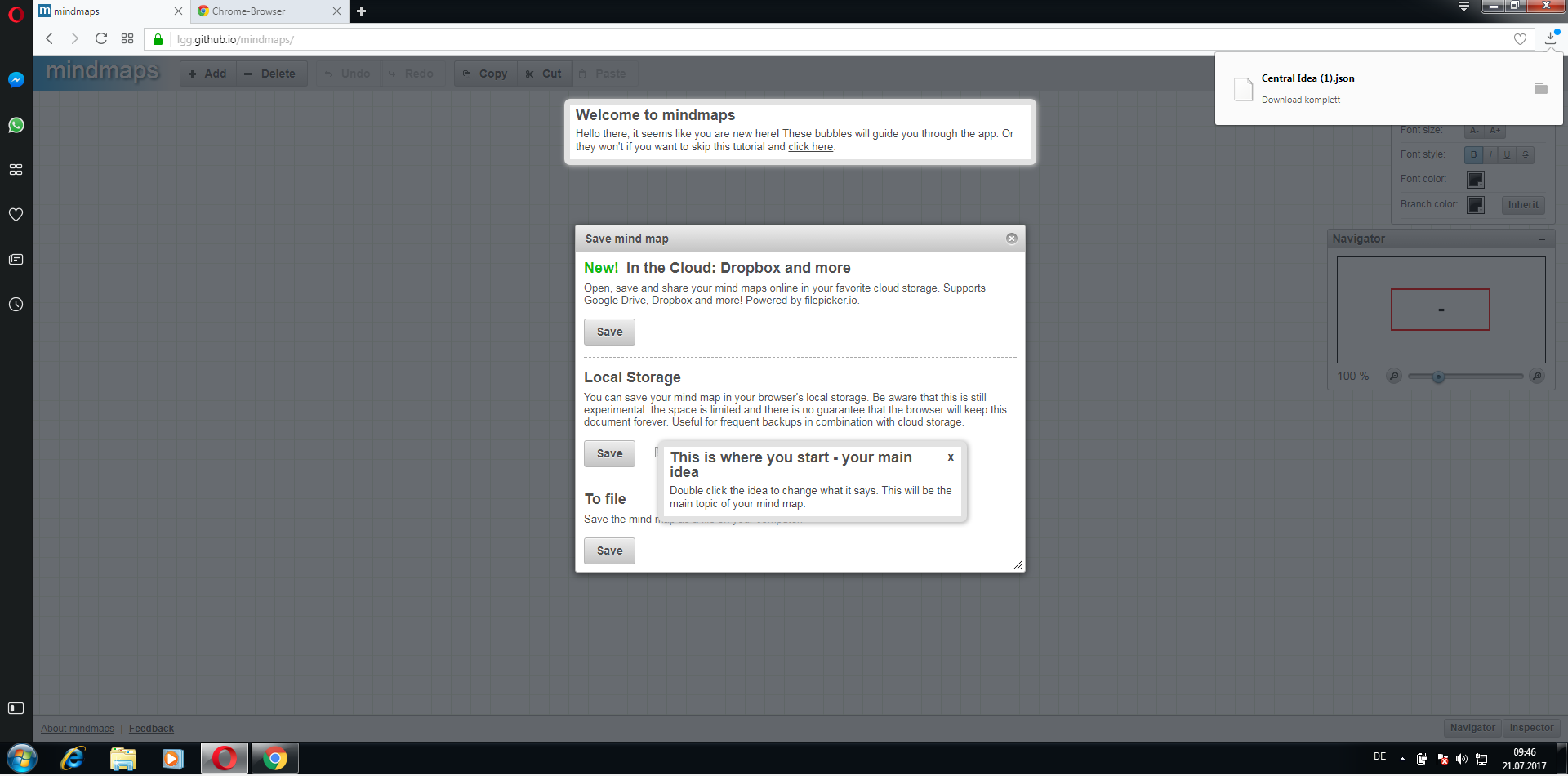 save on computer doesnt work · Issue #60 · drichard/mindmaps · GitHub