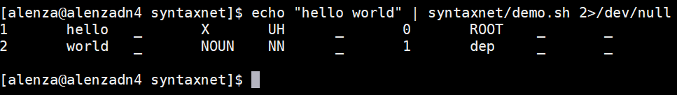 Having to run syntaxnet twice to get both tokenized/POS-tagged file and dependency parsed file ...
