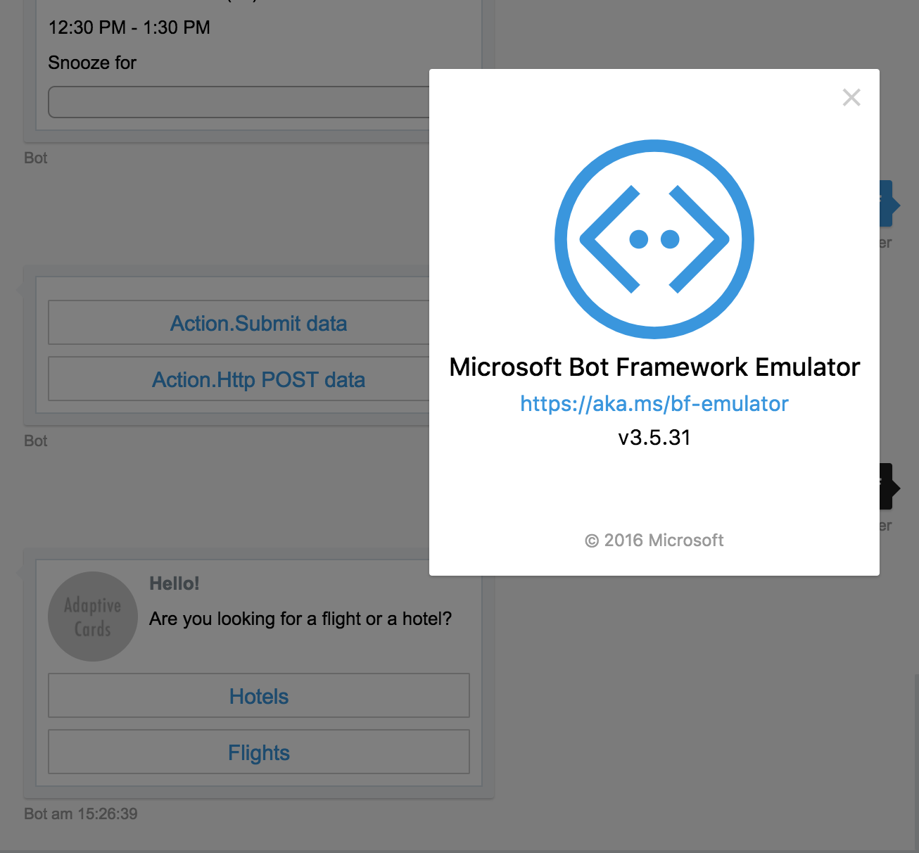 Inputs on adaptive cards are not visible · Issue #286 · microsoft/BotFramework-Emulator · GitHub