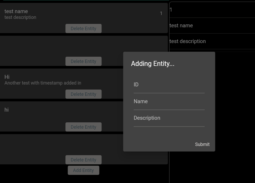Entity List Item Add Name Description Id · Issue 4 · Amlcloudseeder · Github 