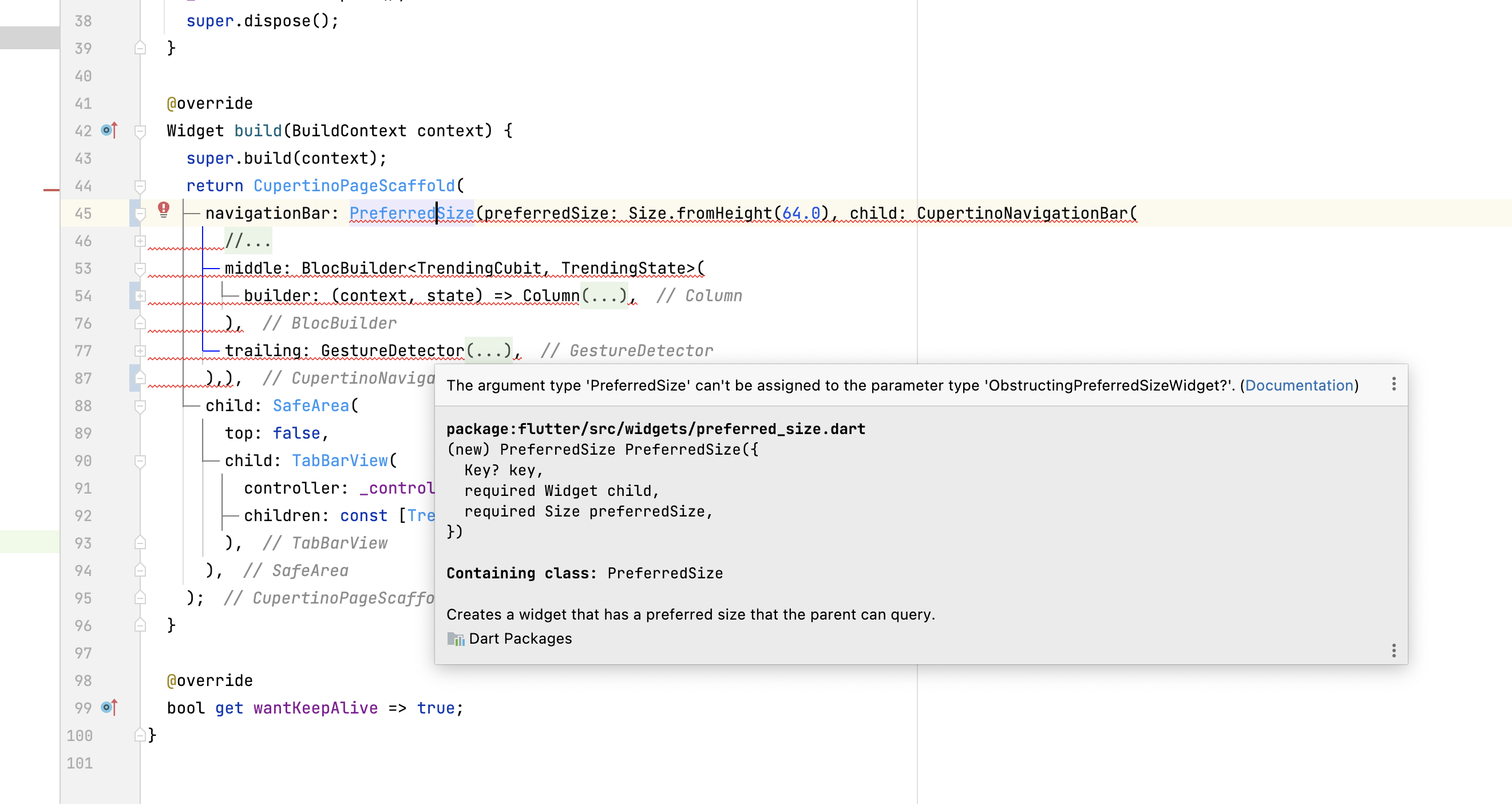 How can I change the height of `CupertinoNavigationBar` in Flutter? · Issue #112326 · flutter ...