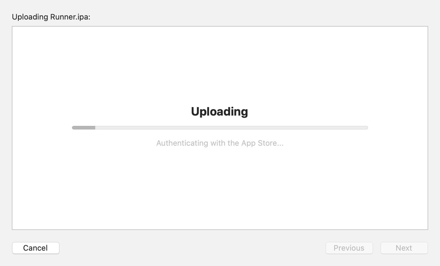 app store connect operation error: an error occurred uploading to the app store · Issue #45461 ...