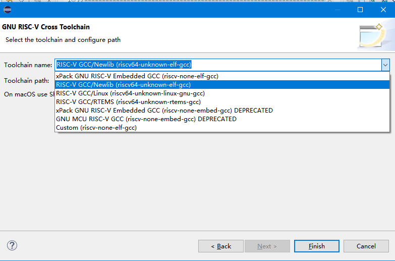 Global RISC-V Toolchains name does not change with dropdown box · Issue #574 · eclipse-embed-cdt ...