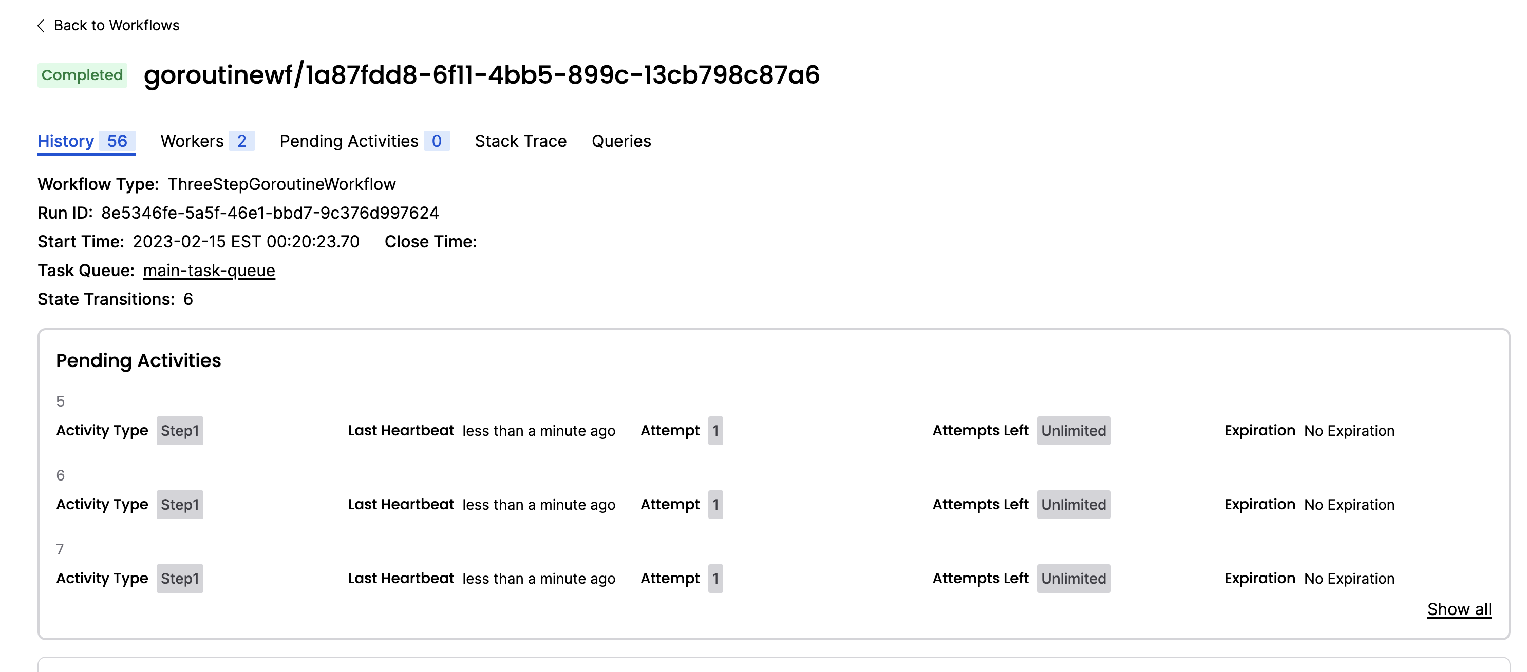 "Pending activities" summary box does not update with auto refresh · Issue #1151 · temporalio/ui ...