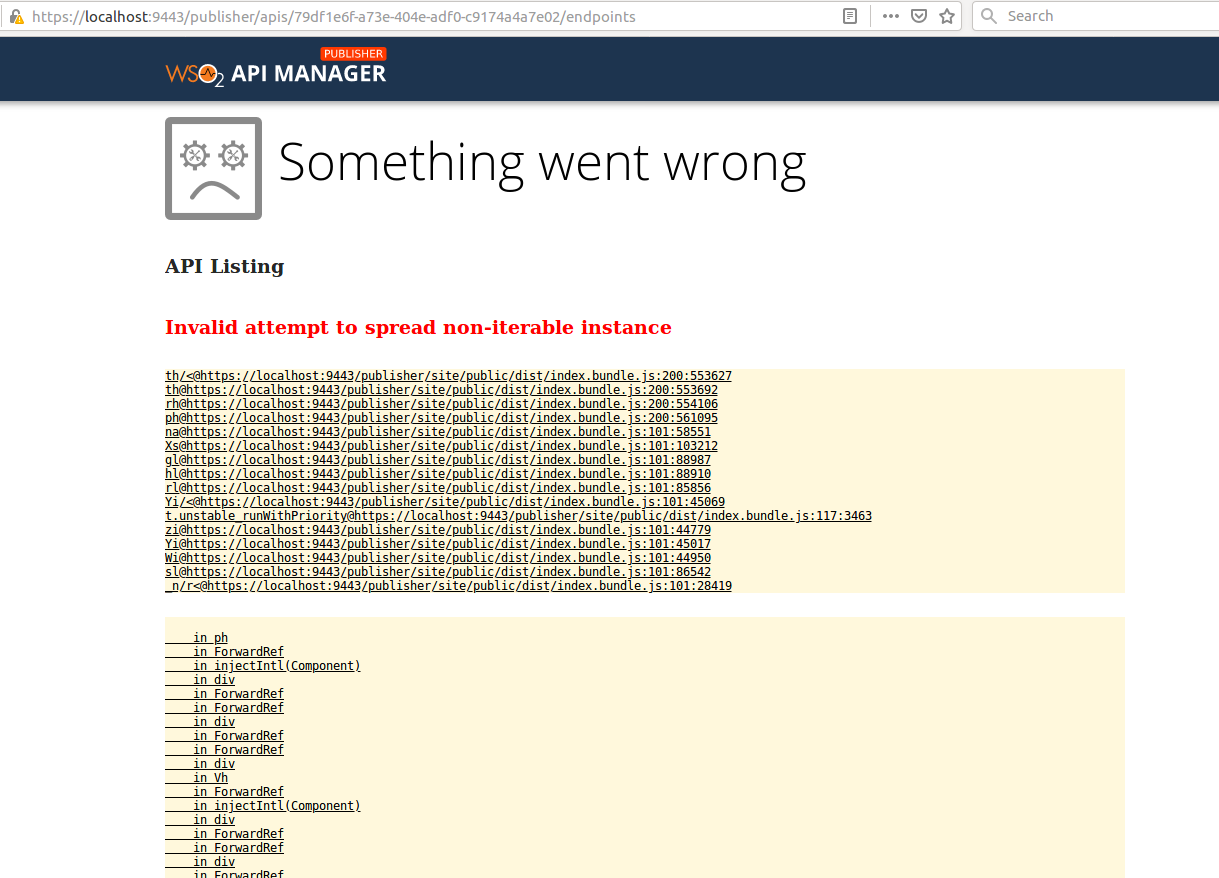 [Publisher] Error when viewing endpoint page for migrated APIs · Issue #6909 · wso2/product-apim ...