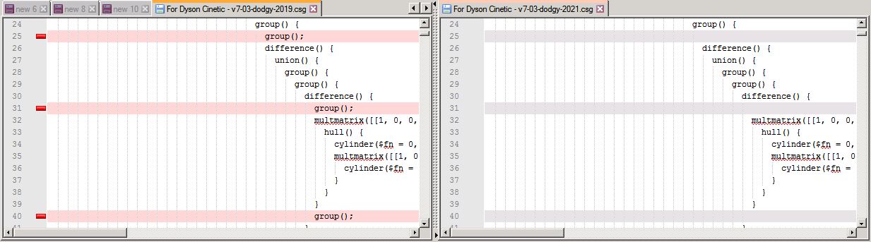 Different Normalized CSG Tree Windows/Debian? · Issue #3627 · openscad/openscad · GitHub