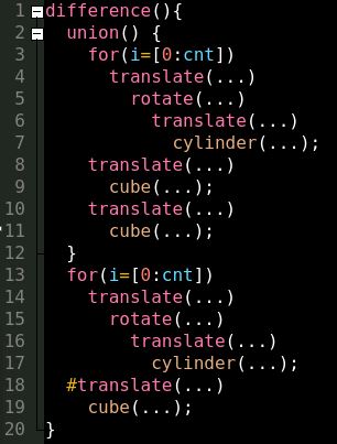 Code readability improvement request · Issue #4331 · openscad/openscad · GitHub