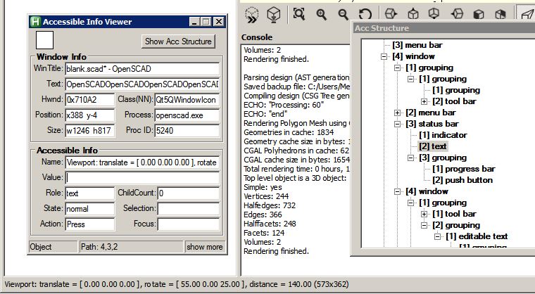 Changes to assist GUI scraping, Console right-click menu, and activity indicator · Issue #2845 ...