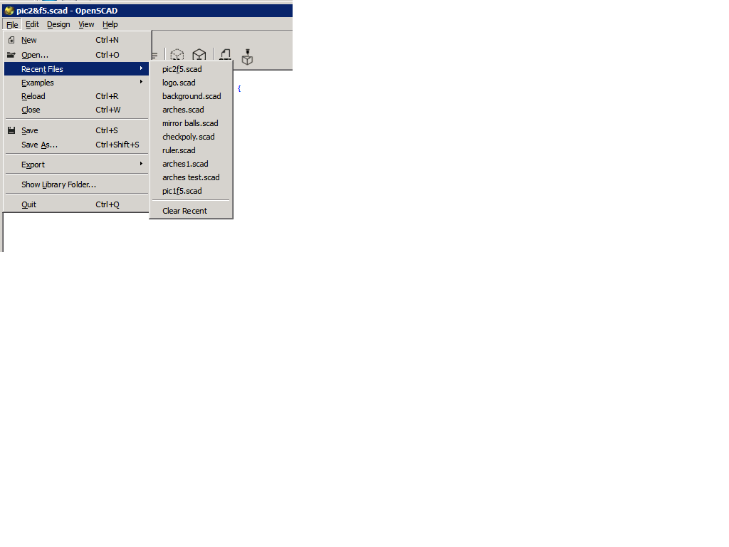 File/Recent-files does not handle '&' in filename · Issue #2988 · openscad/openscad · GitHub