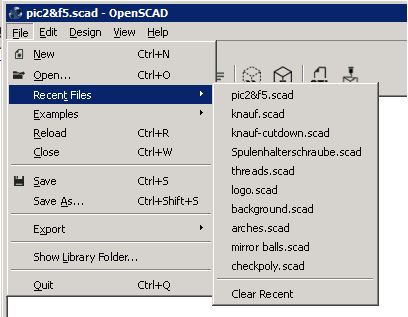 File/Recent-files does not handle '&' in filename · Issue #2988 · openscad/openscad · GitHub