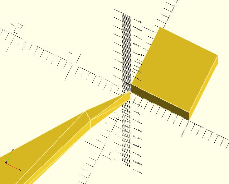 Rendering not works on same module to be multiplied · Issue #3117 · openscad/openscad · GitHub