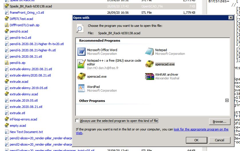 [Feature requst] Running external editor from within openSCAD · Issue #3462 · openscad/openscad ...