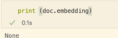 The doc's embedding is always "None", even after docs flowing through the Encoder Executor ...